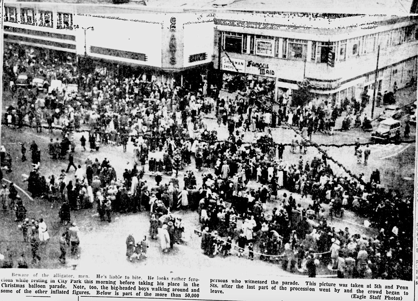 Reading's Christmas Balloon Parade - On this day in 1953 - Berks ...